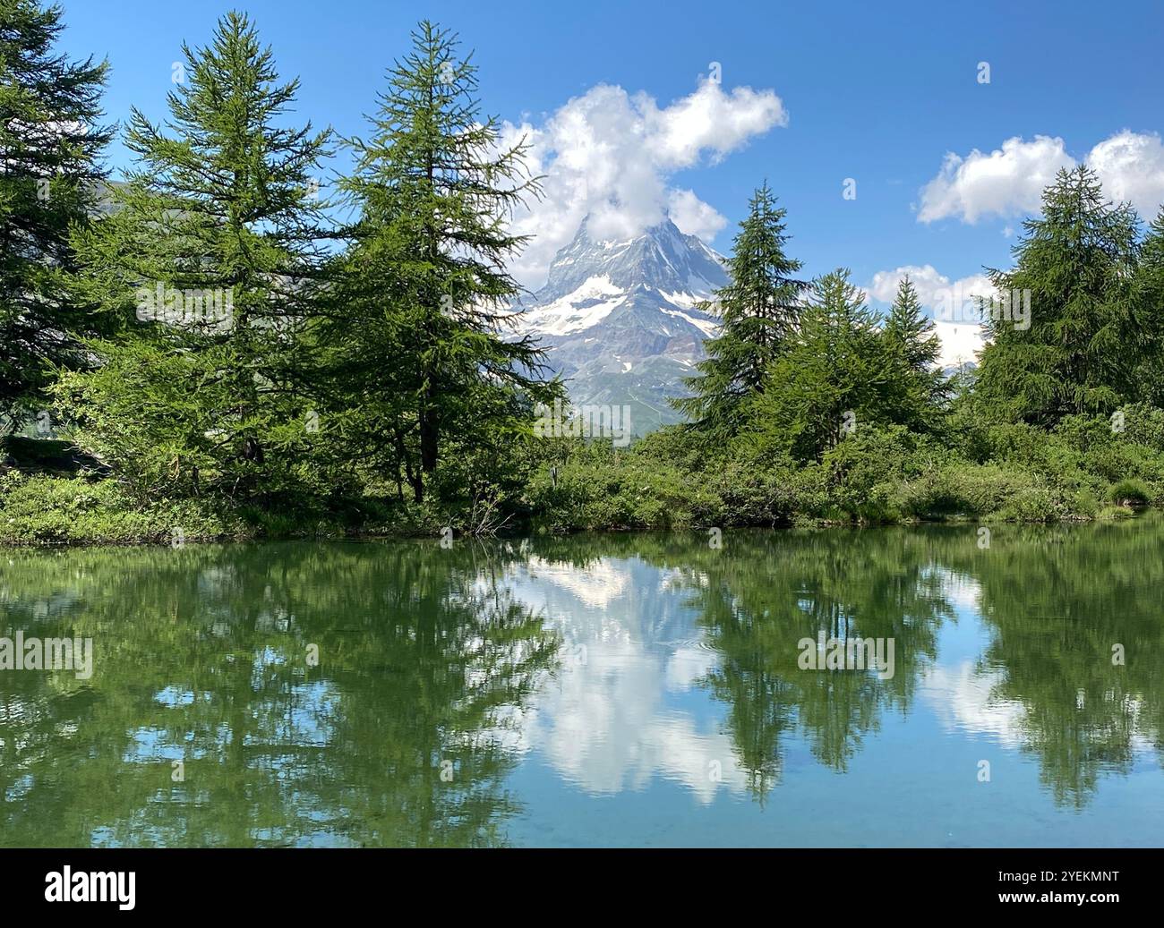 Five Lakes hike in Zermatt, Switzerland Stock Photo - Alamy