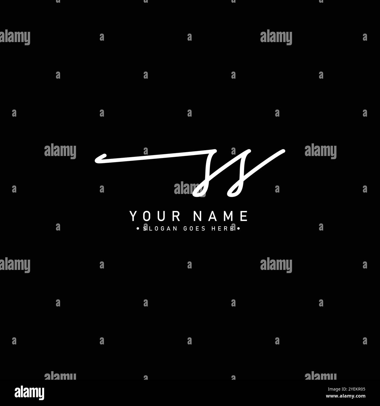 SS Initial Logo in Signature Style for Photography and Fashion Business ...