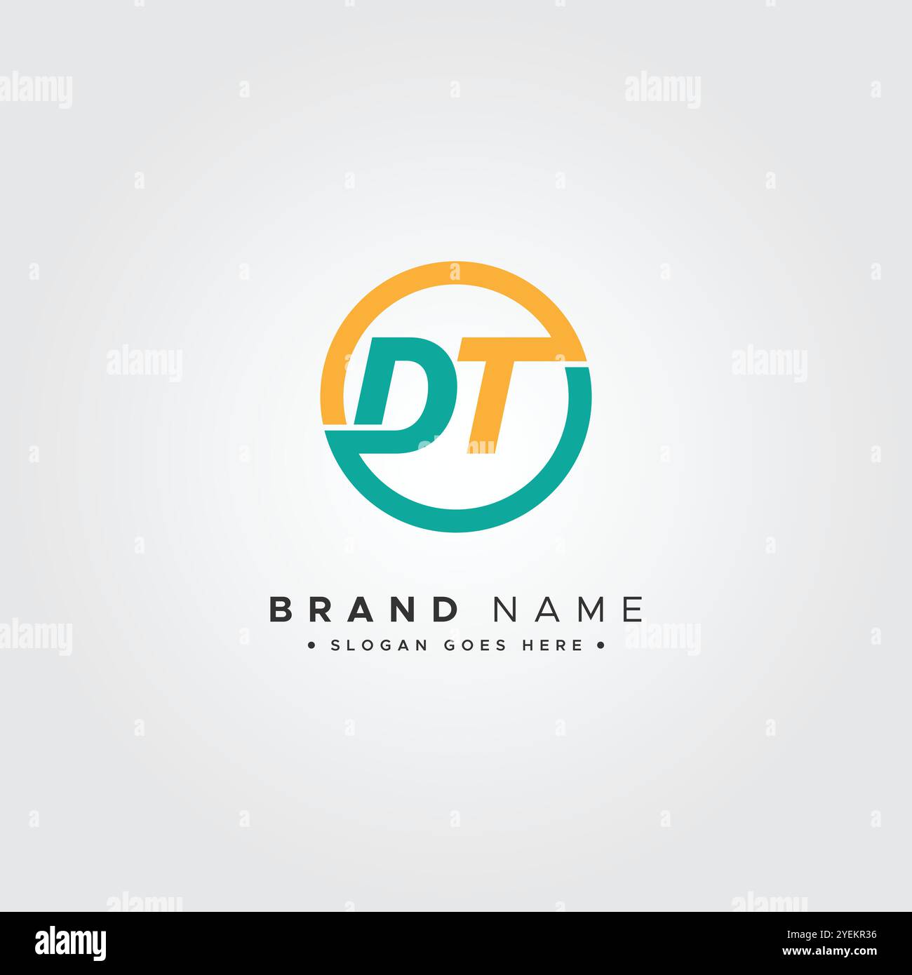 Letter d t logo hi-res stock photography and images - Alamy