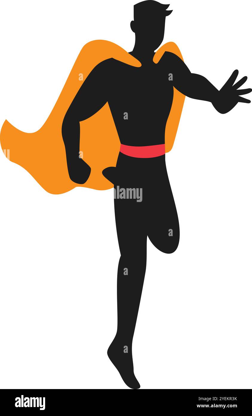 Superman flying logo hi-res stock photography and images - Alamy