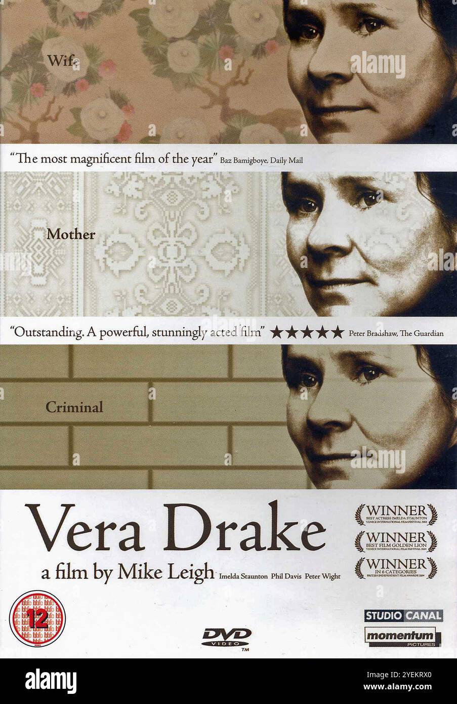 DVD. "Vera Drake", film written and directed by Mike Leigh Stock Photo ...