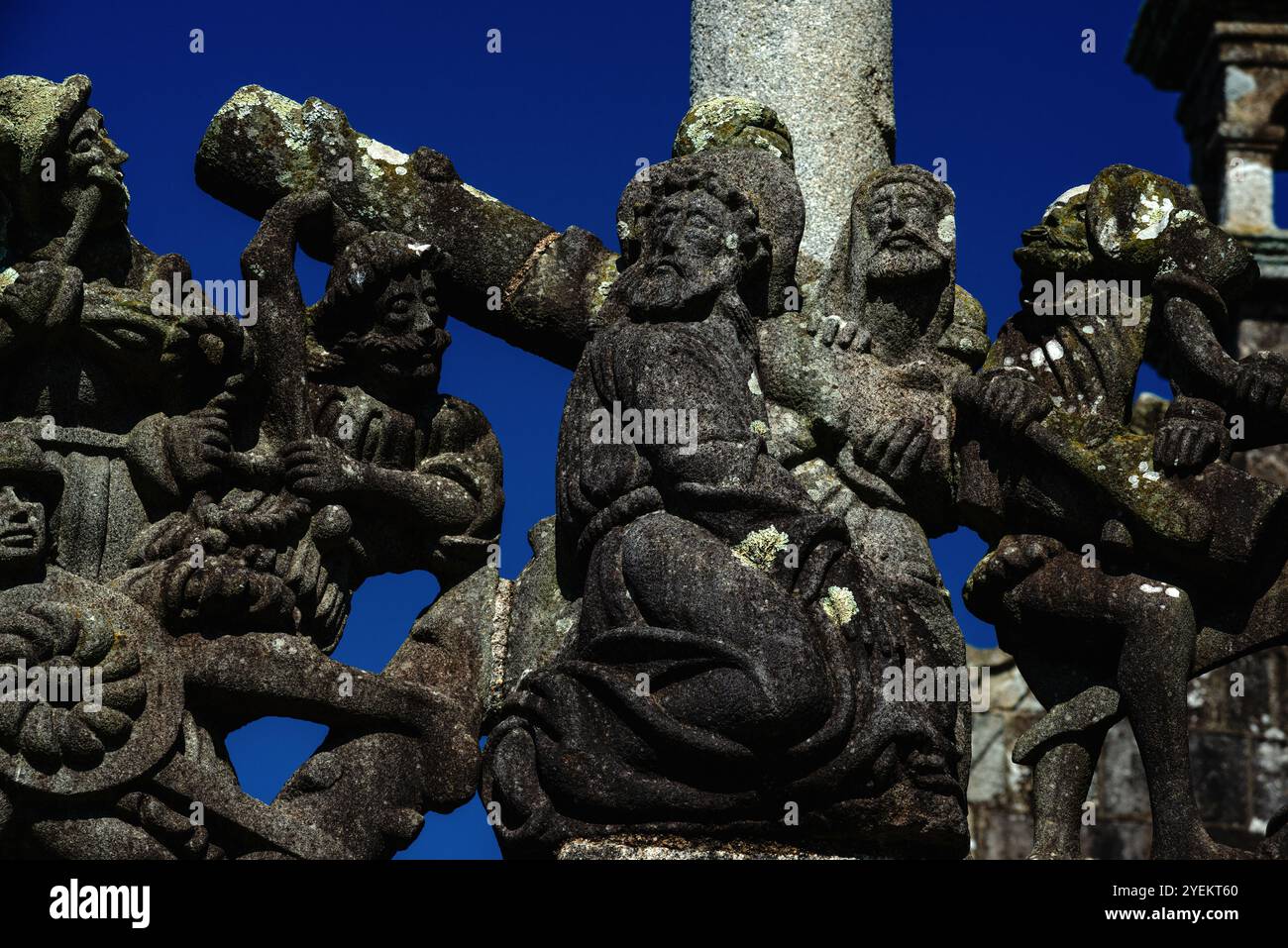 Christ carries the Cross. Detail from Road to Golgotha procession ...