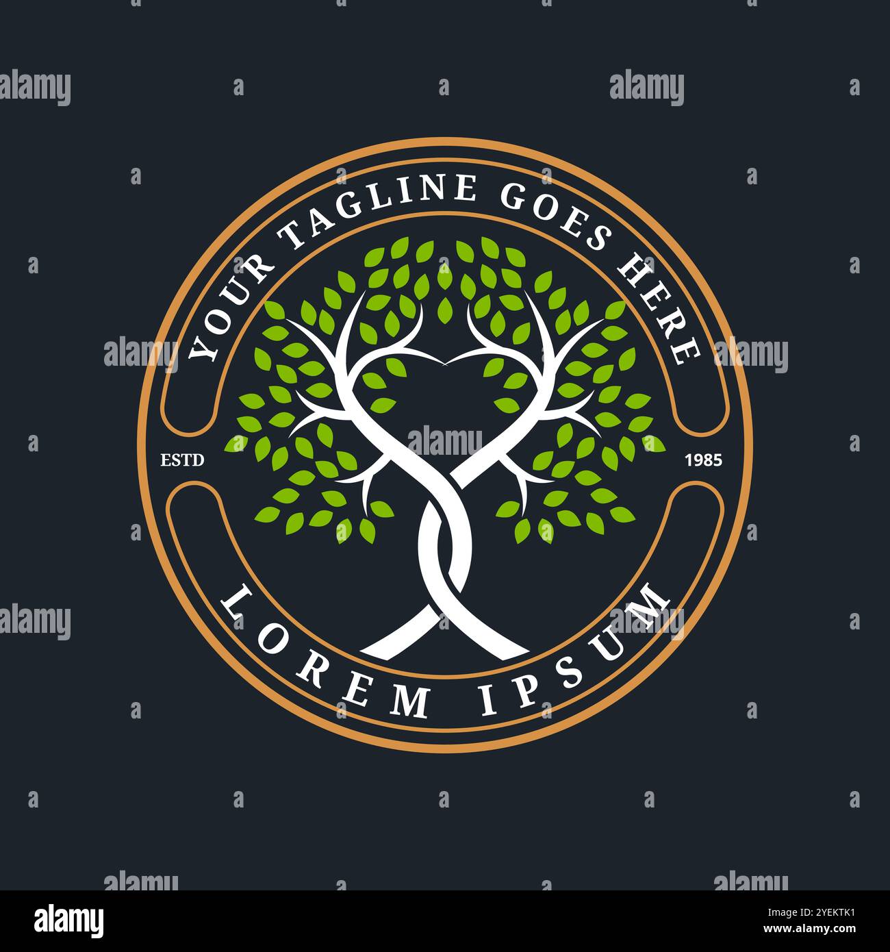 Healthy tree trunks Stock Vector Images - Alamy