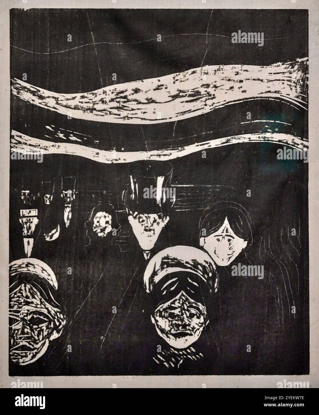 Angoscia ( Angst ) - xilografia - Edward Munch - 1896 - Oslo, Museo ...