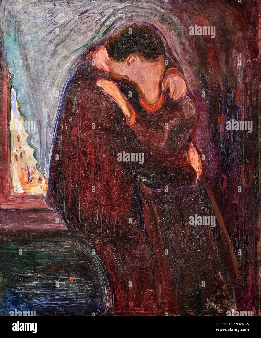 Il bacio ( The Kiss ) - olio. su tela - Edward Munch - 1897 - Oslo ...