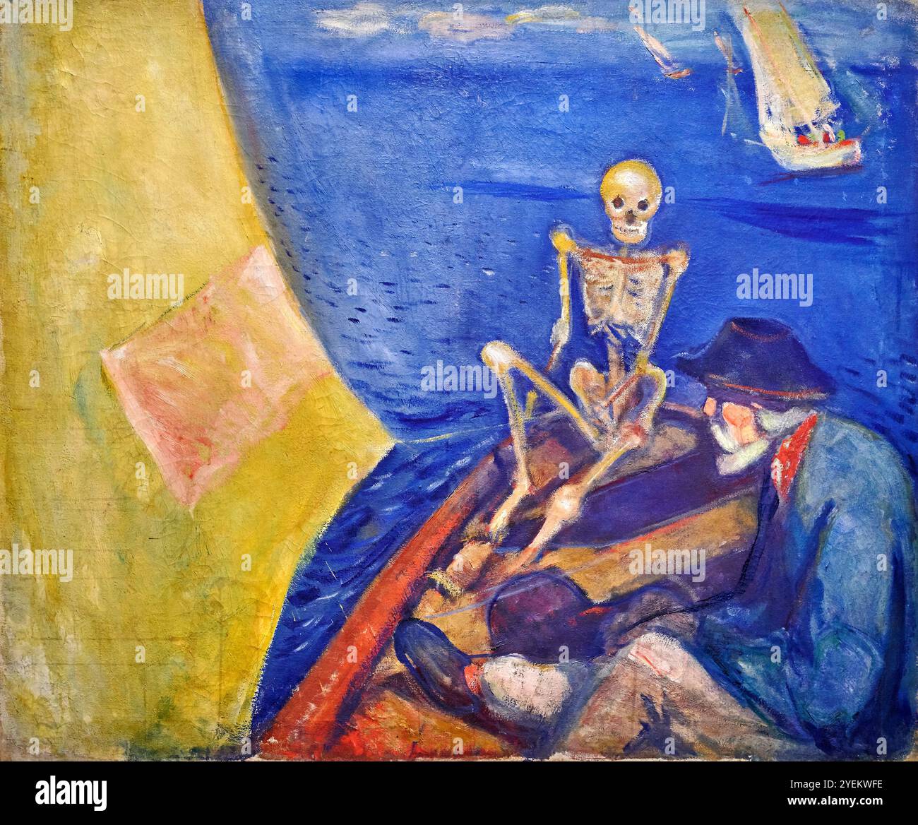 La morte al timone ( Death at the helm ) - olio su tela - Edward Munch ...