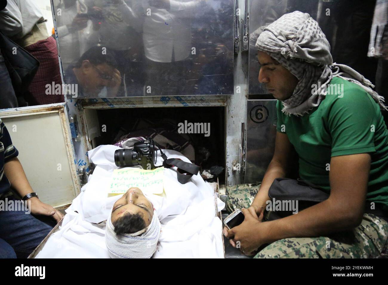 Awab Zubairi was killed while taking photos for a local media network ...