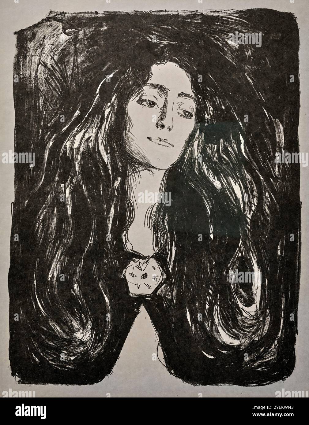 La spilla , Eva Mudocci ( The Brooch, Eva Mudocci ) - litografia ...