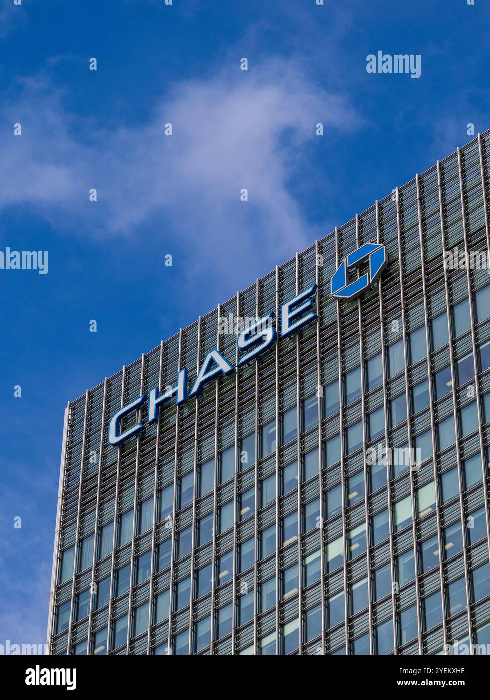 Chase Bank, UK, and European Headquarters, Canary Wharf, Docklands ...