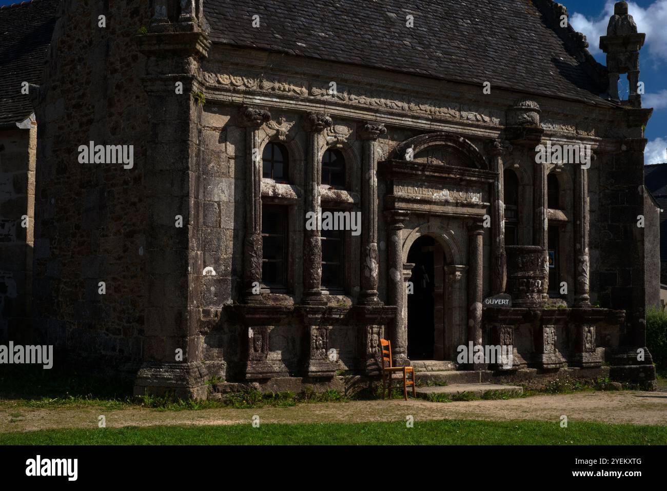 Mid-1600s Funeral Chapel, the Eglise Saint-Miliau in Guimiliau ...