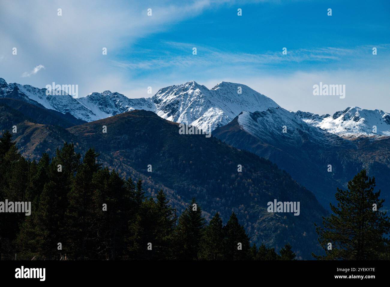 Clouds on The Plateau de Beille in the Autumn in the Ariege, in the ...