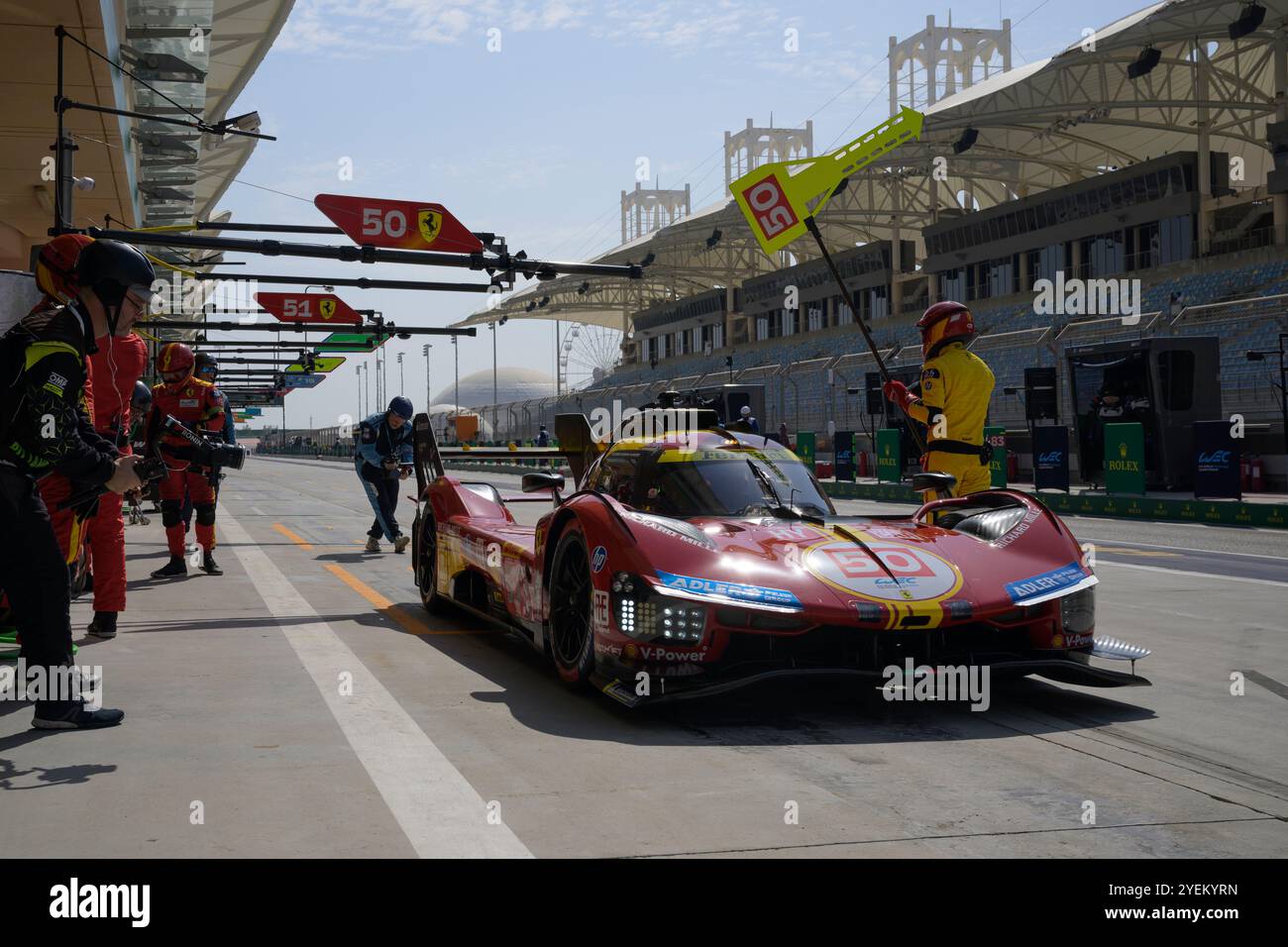 Sakhir, Bahrain. 31st Oct 2024. Ferrari AF CORSE No.50 Hypercar ...