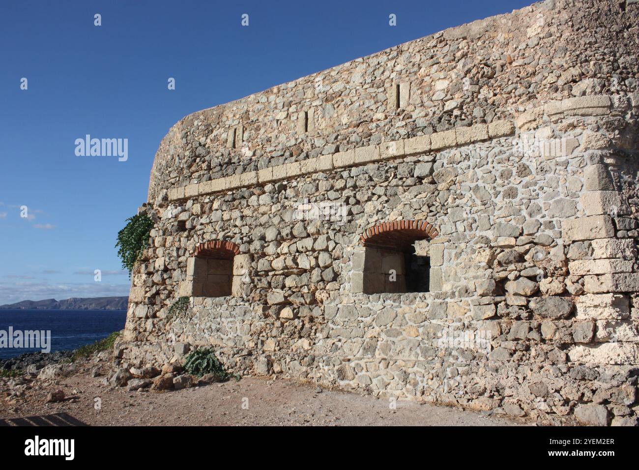 The Venetian fort at Avlemonas, Kythira, Greece Stock Photo - Alamy