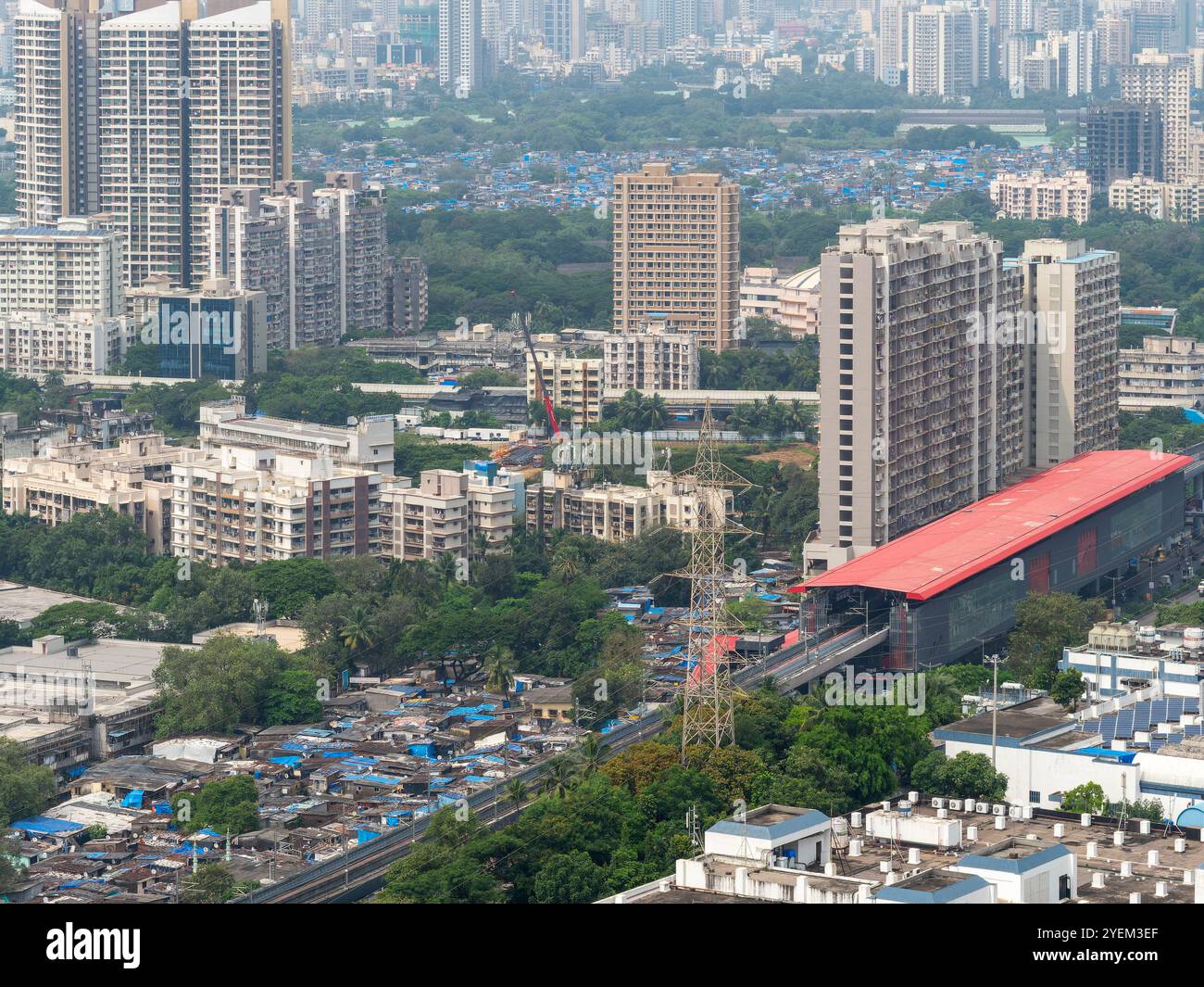 10 18 2024 Metro Train at Kurad Visage shot from 26th Flore Malad ...