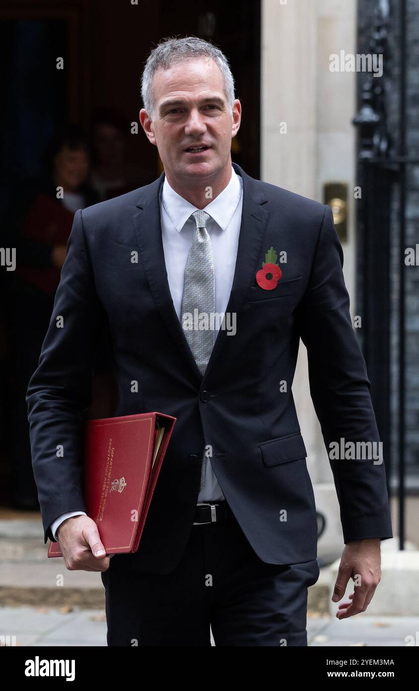 Peter Kyle leaves a pre budget cabinet meeting in Downing Street ...