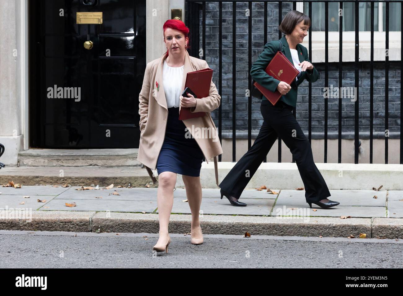 Louise Haigh leaves a pre budget cabinet meeting in Downing Street ...