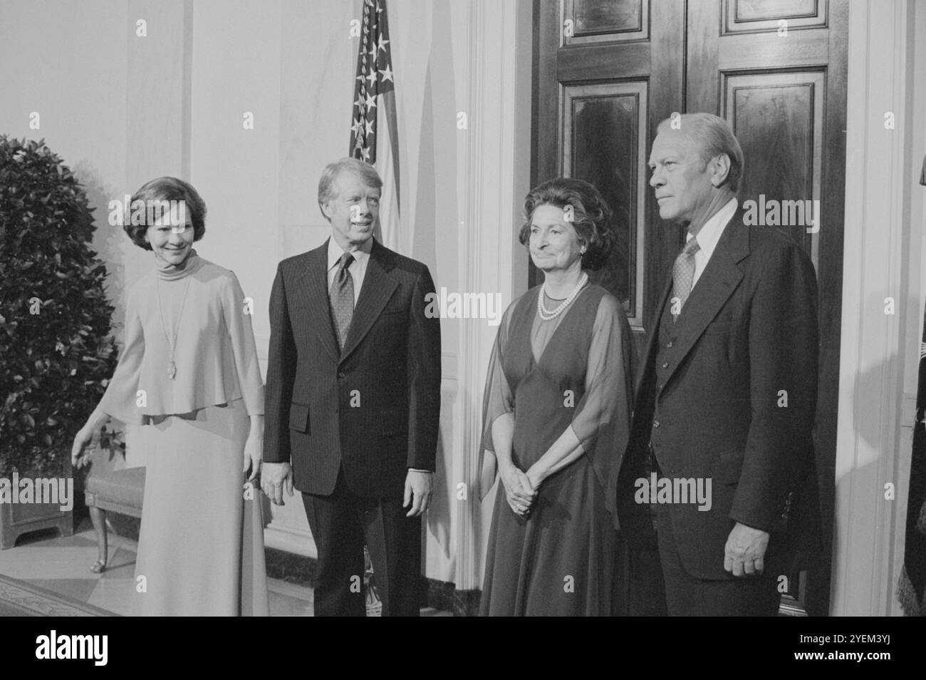 Jimmy Carter, Rosalynn Carter, Gerald Ford and Betty Ford. Panama Canal ...