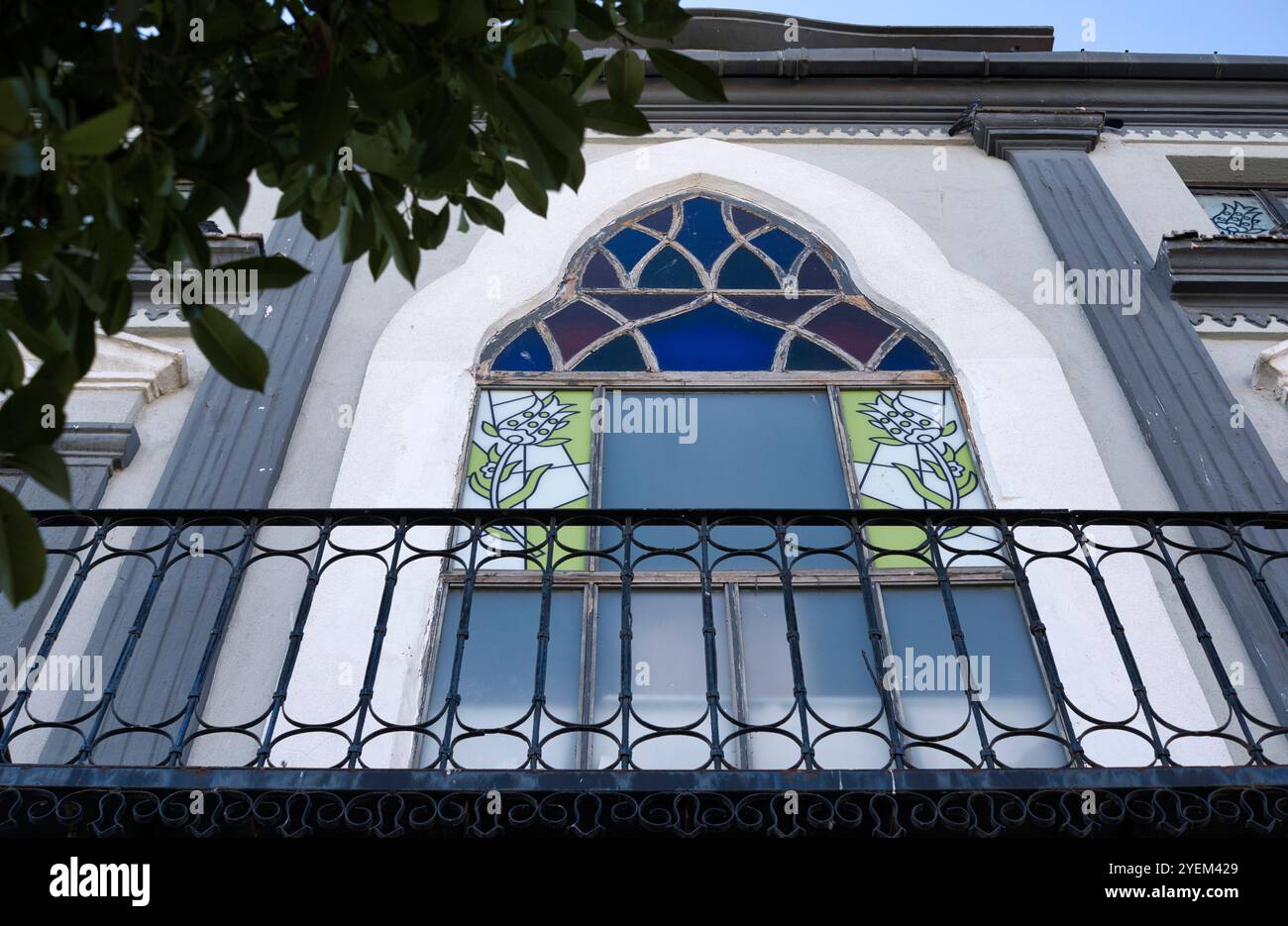 Beautiful stained glass window Stock Photo - Alamy