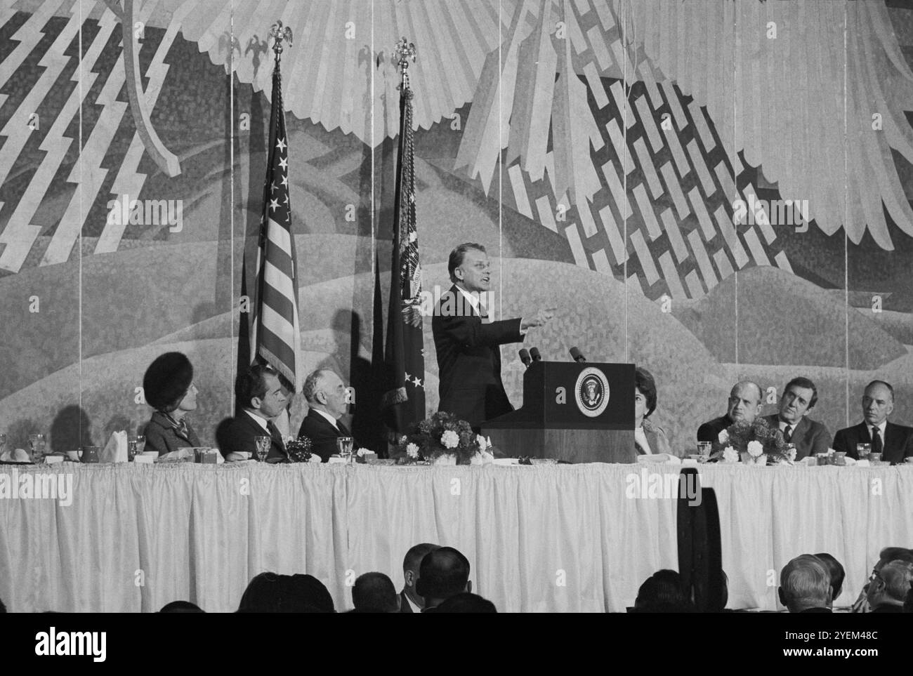 Presidential Prayer Breakfast. USA. 30 January 1969 Stock Photo - Alamy