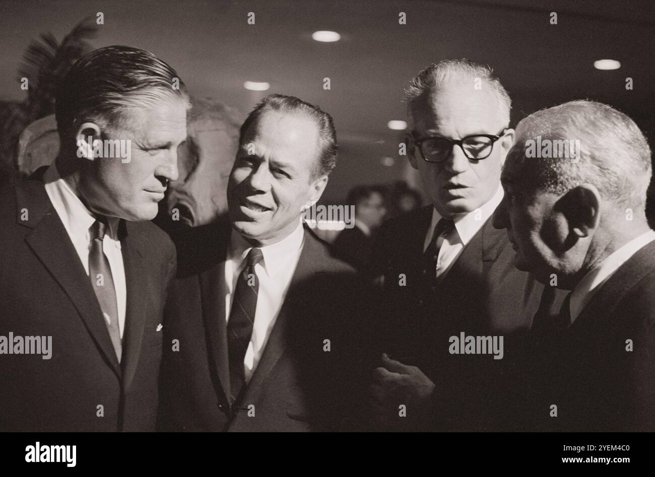 People, including Governor of Michigan George Romney and Senator Barry ...