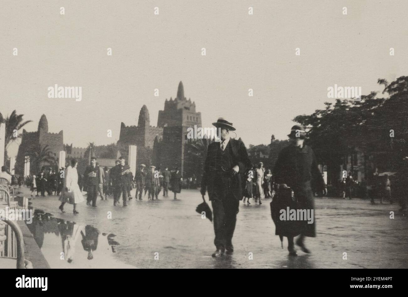 Vintage photo of Paris. Colonial exhibition in Paris. 1931 Paris ...