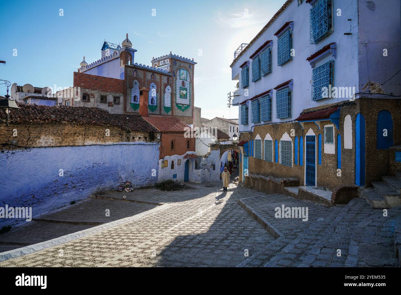 The Blue Town Stock Photo - Alamy