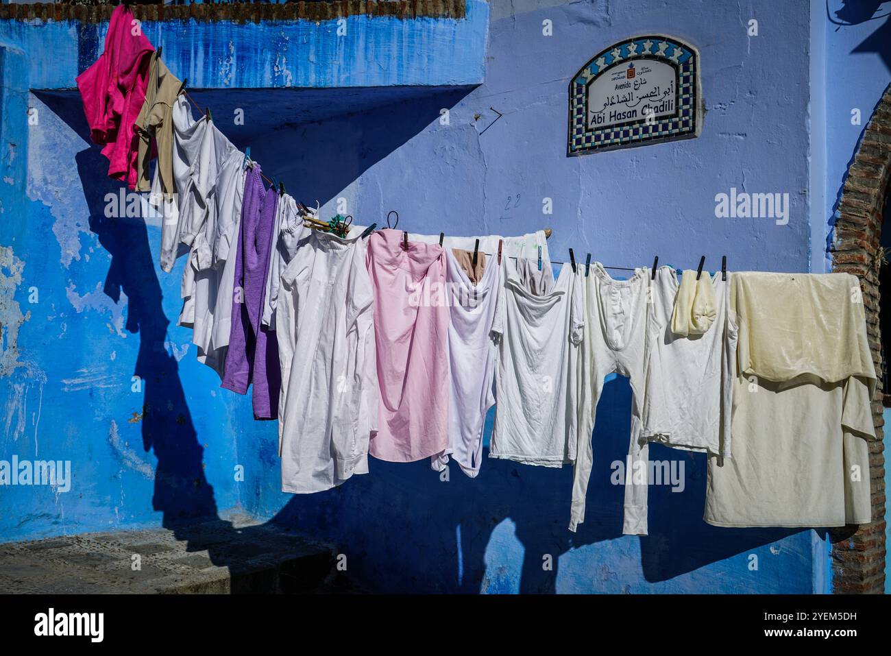 The Blue Town Stock Photo - Alamy