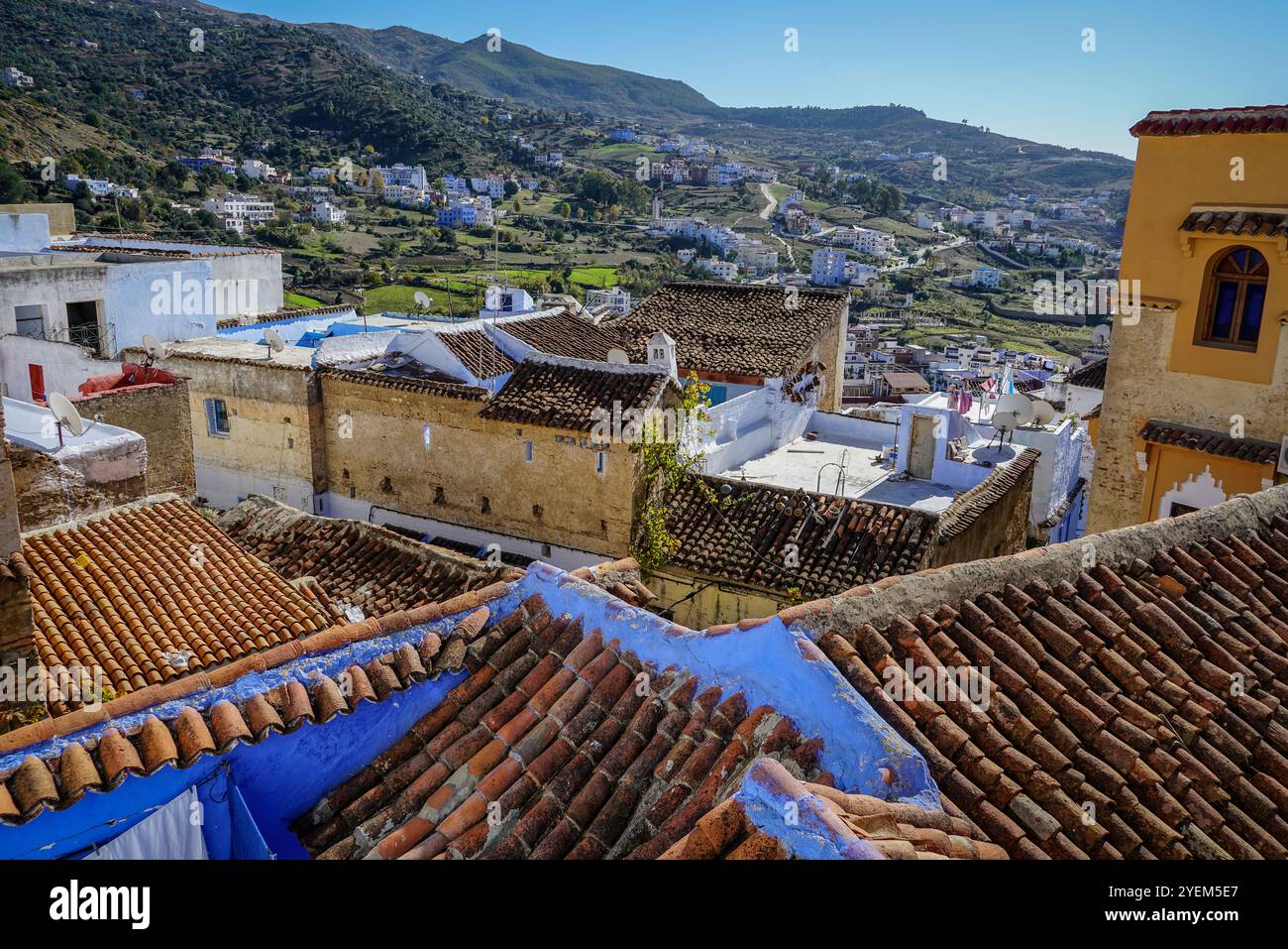 The Blue Town Stock Photo - Alamy