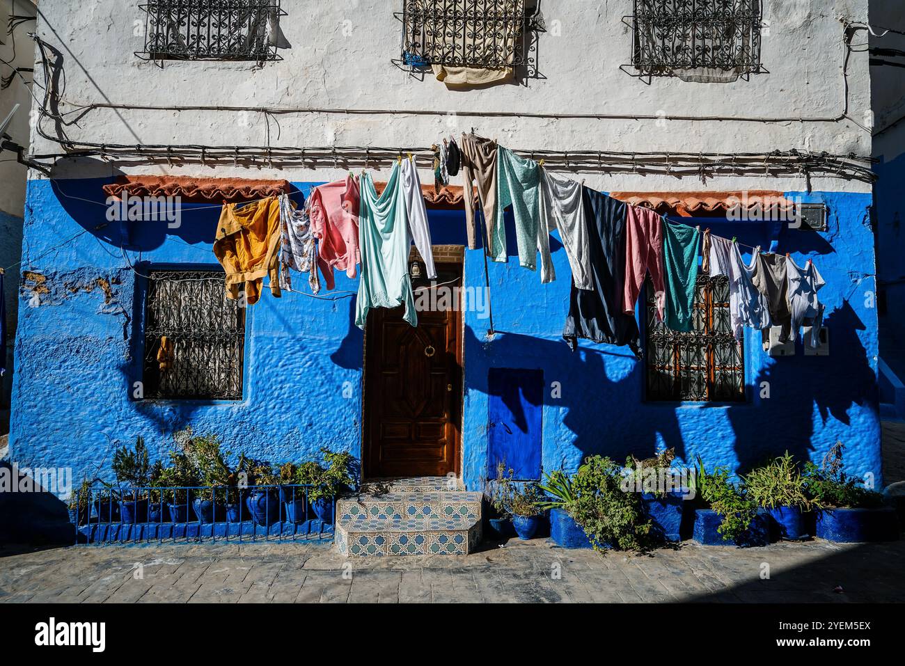 The Blue Town Stock Photo - Alamy