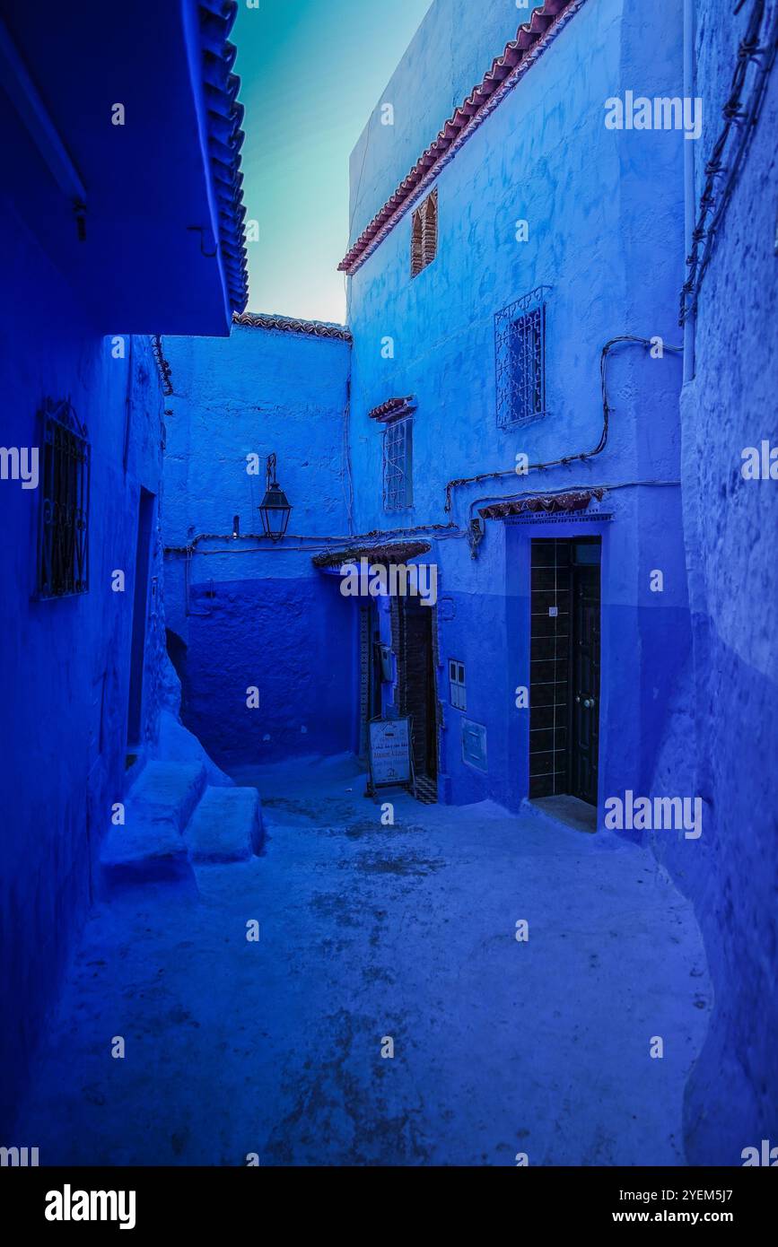 The Blue Town Stock Photo - Alamy