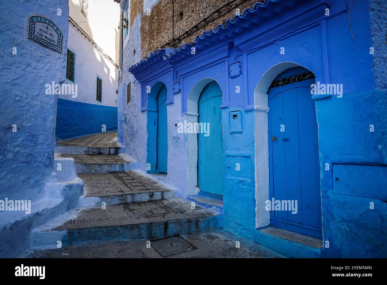 The Blue Town Stock Photo - Alamy