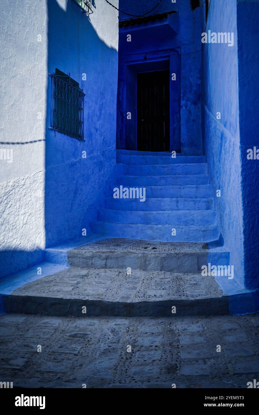 The Blue Town Stock Photo - Alamy