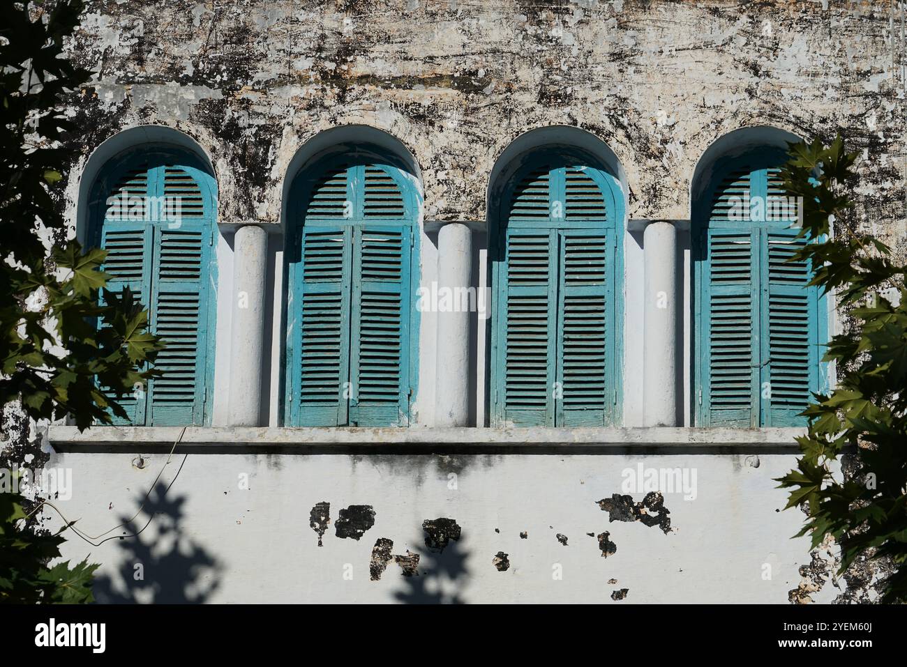 The Blue Town Stock Photo - Alamy