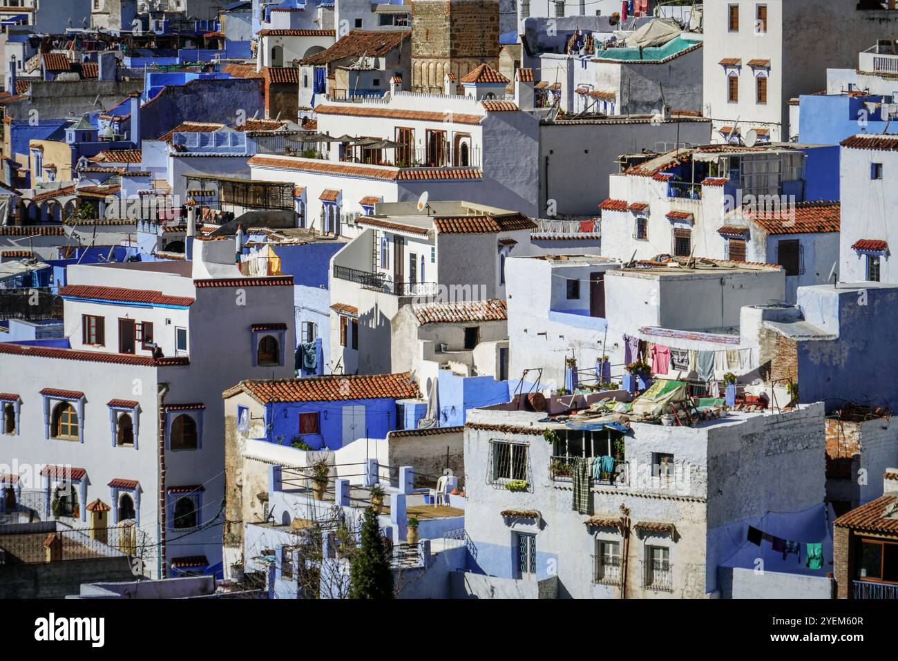 The Blue Town Stock Photo - Alamy