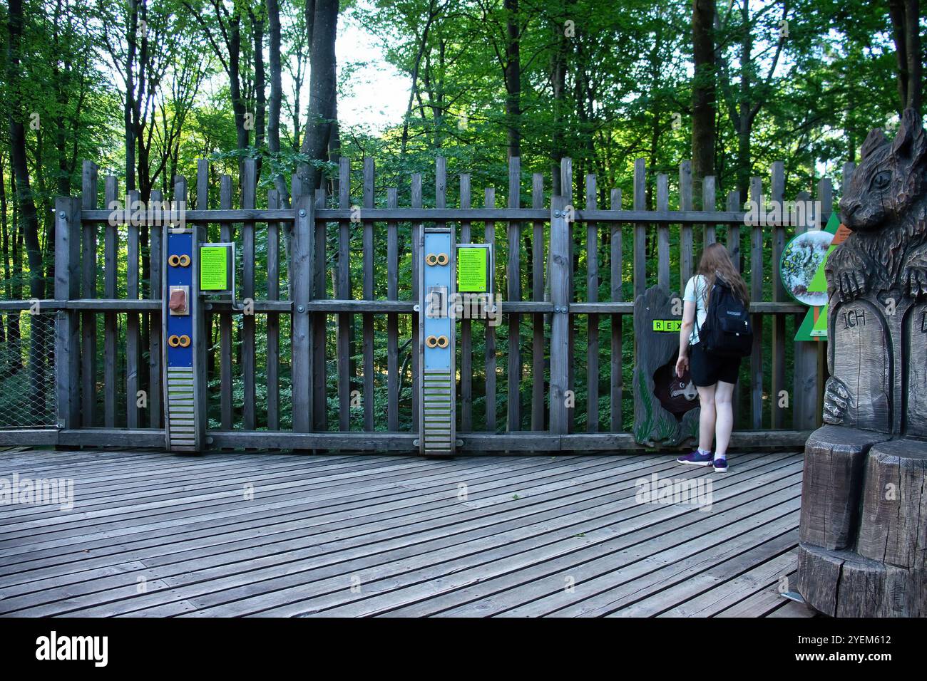 Treetop path saarschleife at the cloef in mettlach orscholz hi-res ...