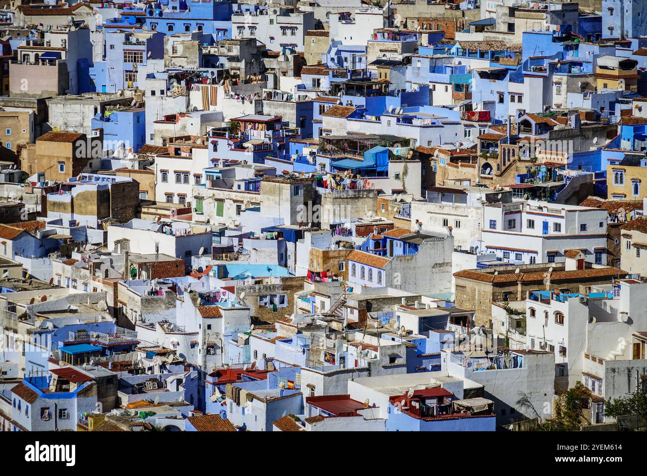 The Blue Town Stock Photo - Alamy