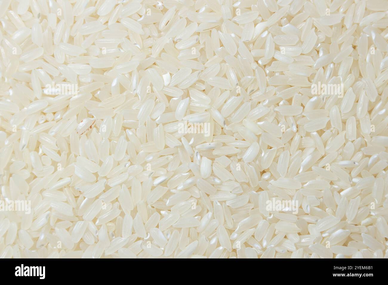 Dry Uncooked White Rice Background - Top View, Flat Lay. Scattered Raw ...