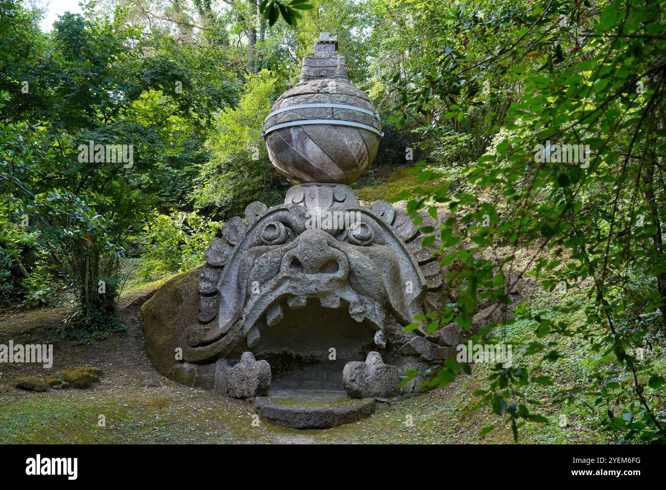 Glaukos,Sacro Bosco,Sacred Forest,Park of the Monsters,Parco dei Mostri ...