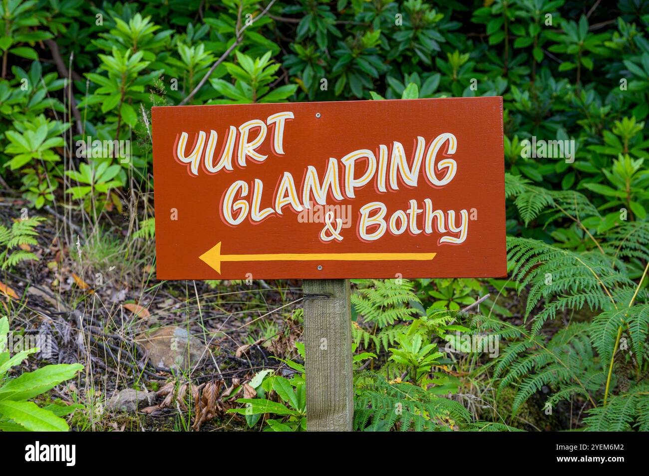 Kelburn yurt glamping bothy hi-res stock photography and images - Alamy