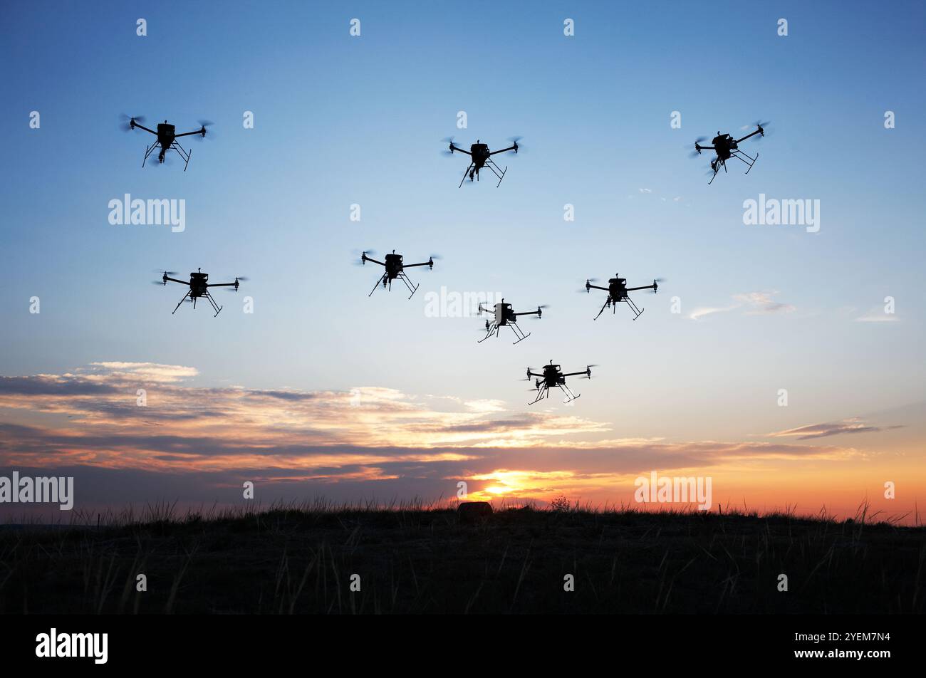 Machine swarming hi-res stock photography and images - Alamy