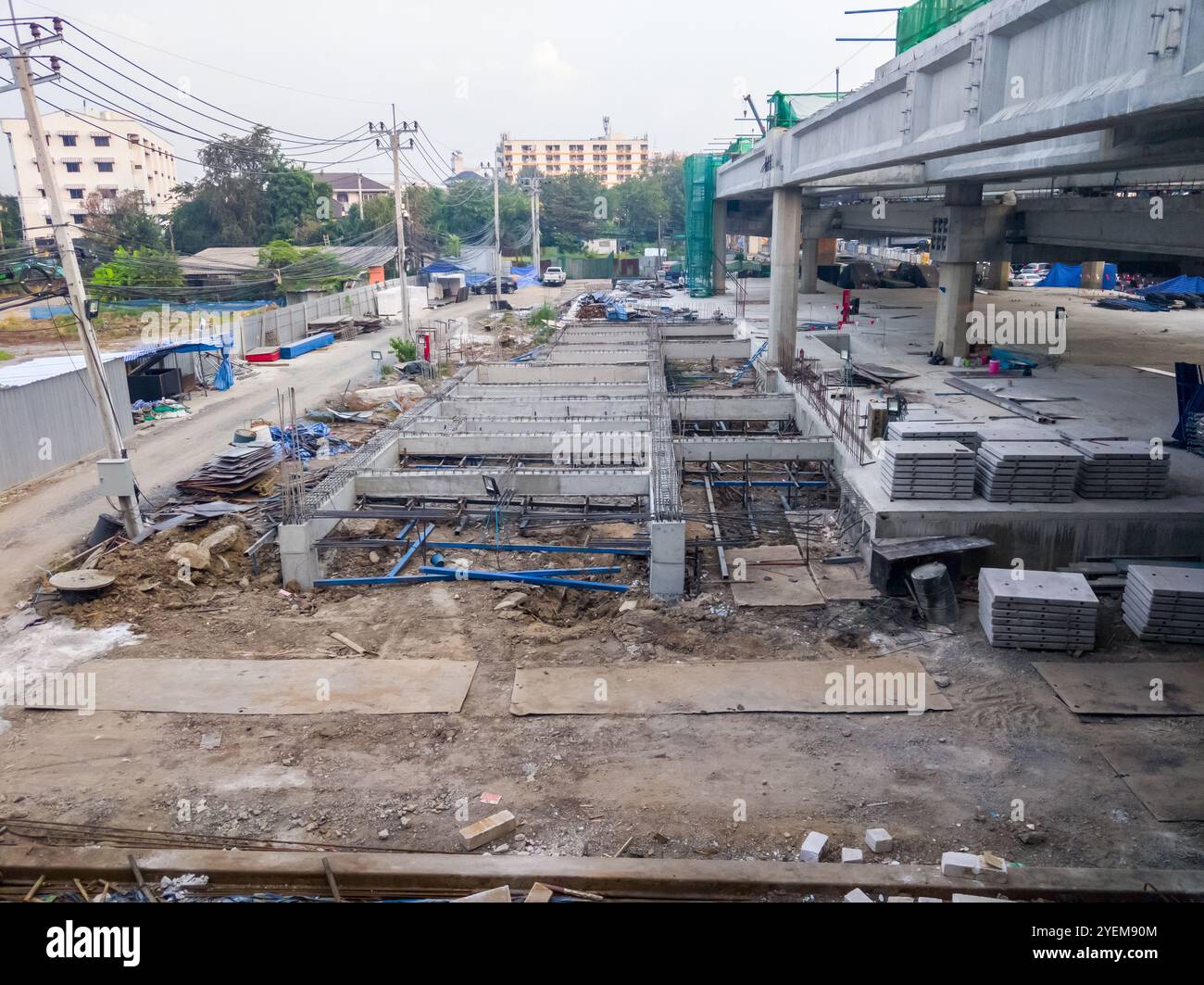 Concrete footing formwork hi-res stock photography and images - Alamy