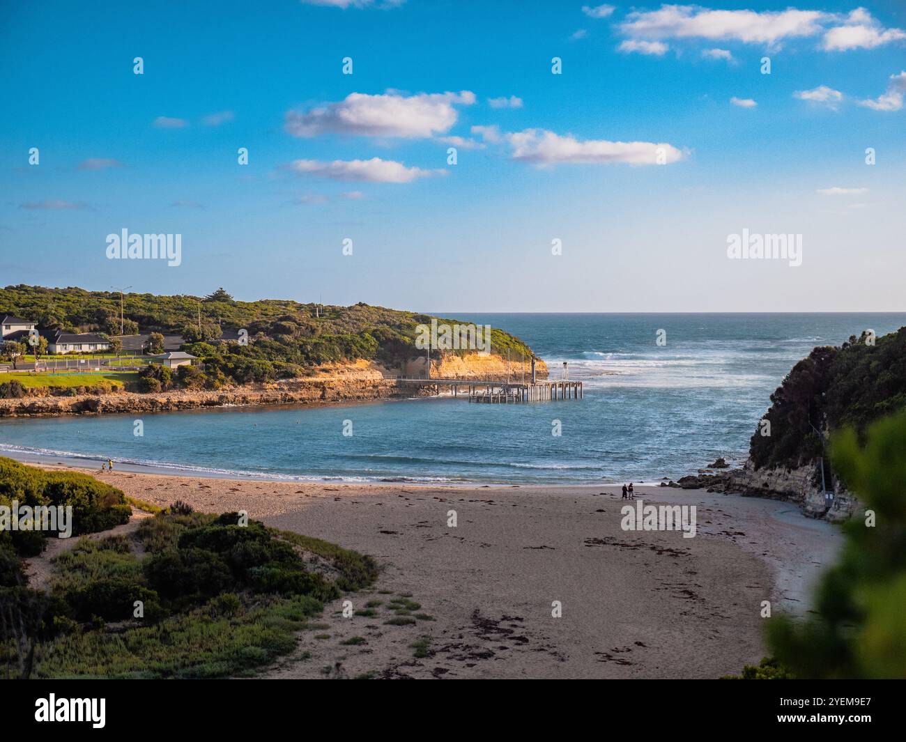 Stunning coastal cliffs and waves along Australia’s Great Ocean Road in ...