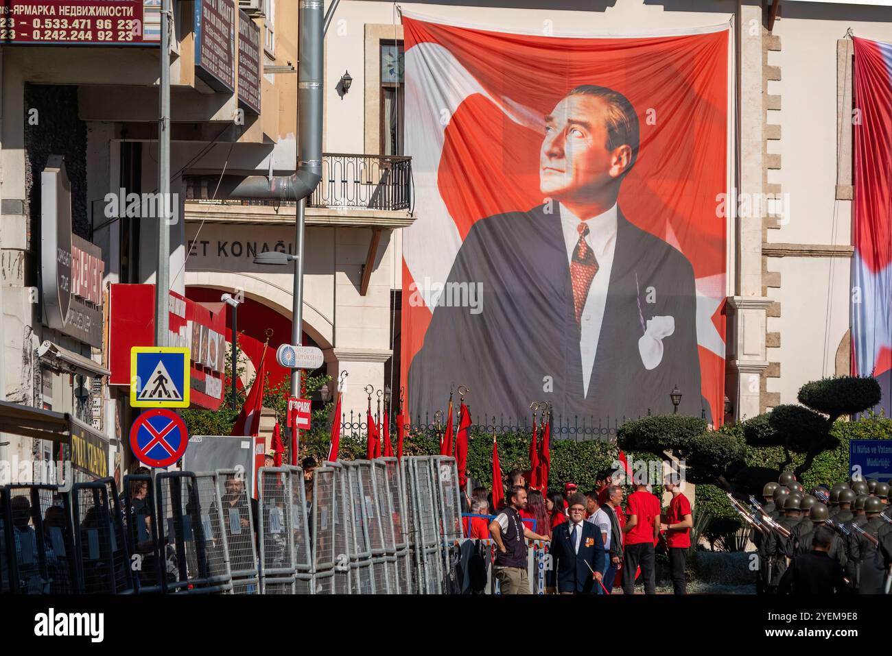Mustafa Kemal Atatürk, the founder of the Republic of Turkey ...