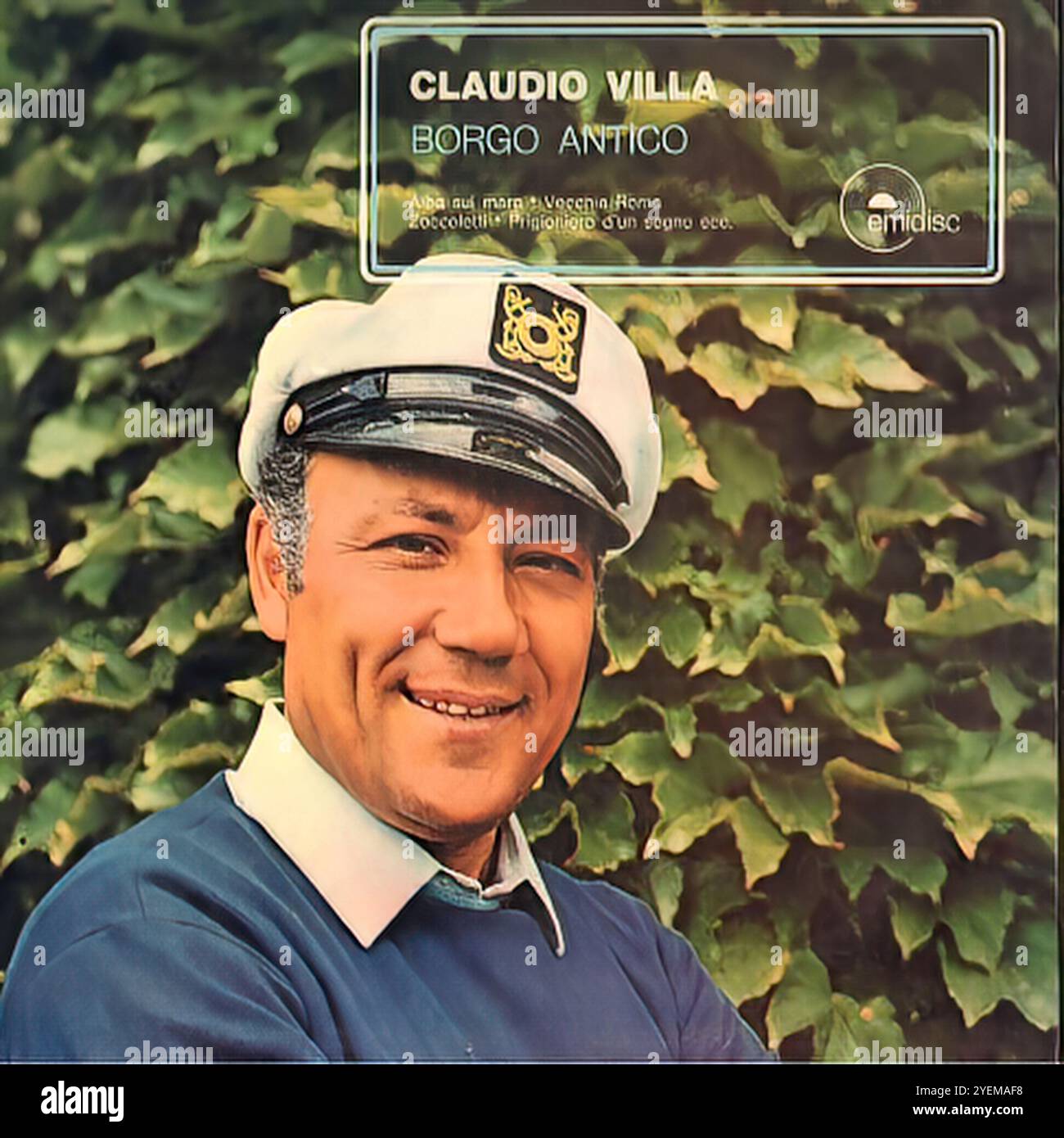 Claudio Villa - Borgo Antico - Original Italian Vinyl Cover Stock Photo ...