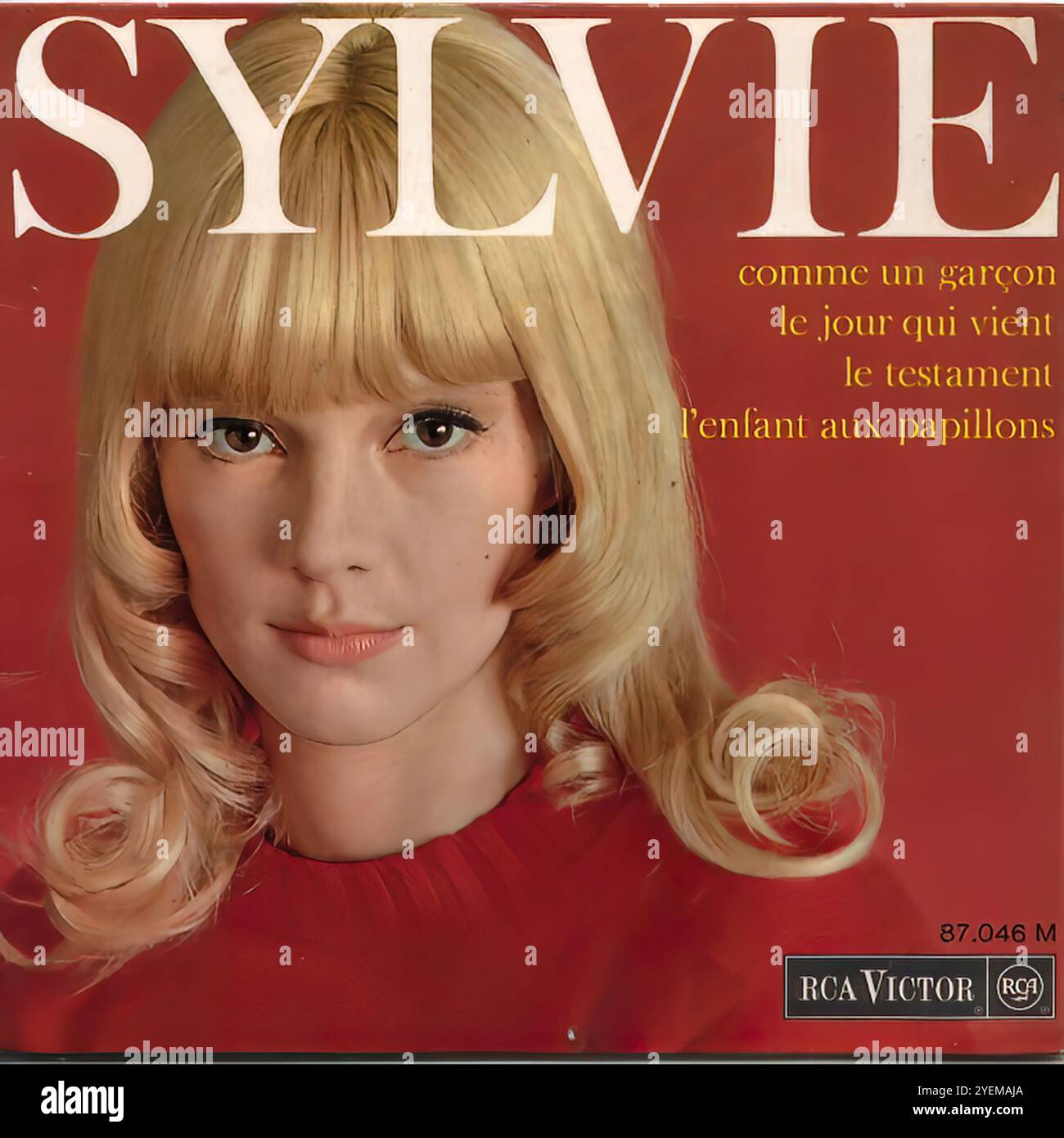 Sylvie Vartan - Comme Un Garcon - Original Italian Vinyl Cover Stock Photo - Alamy