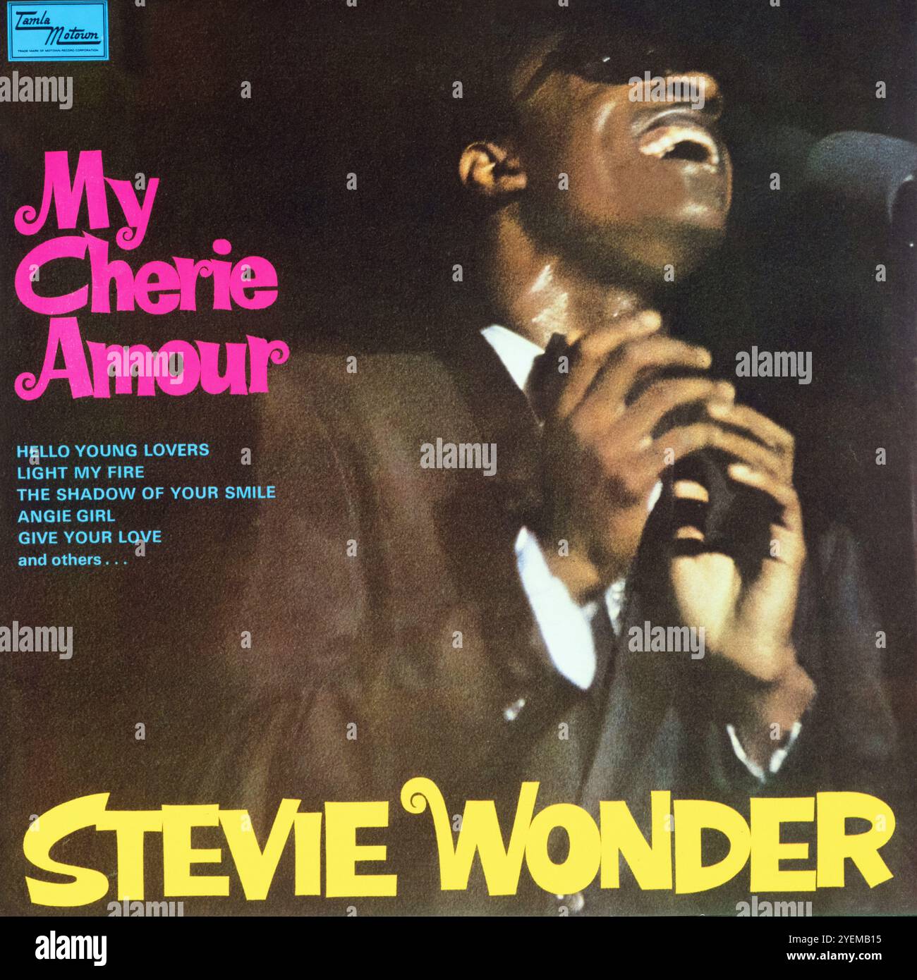Stevie Wonder – My Cherie Amour 1969 - Original Vinyl Cover Stock Photo - Alamy