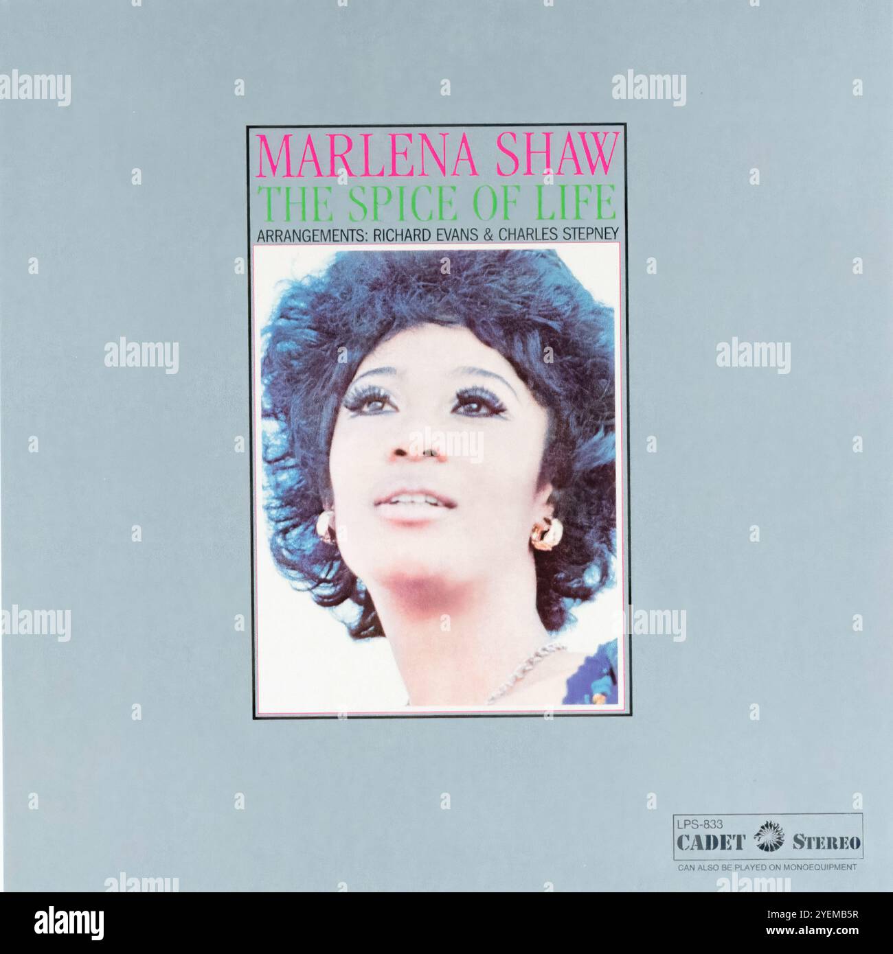 Marlena Shaw - The Spice Of Life 1973 - Original Vinyl Cover Stock Photo - Alamy