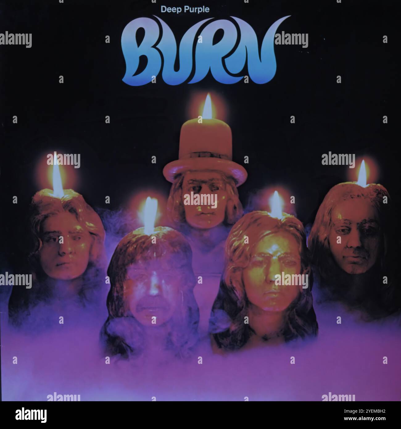 Deep Purple - Burn - Original Vinyl Cover Stock Photo - Alamy