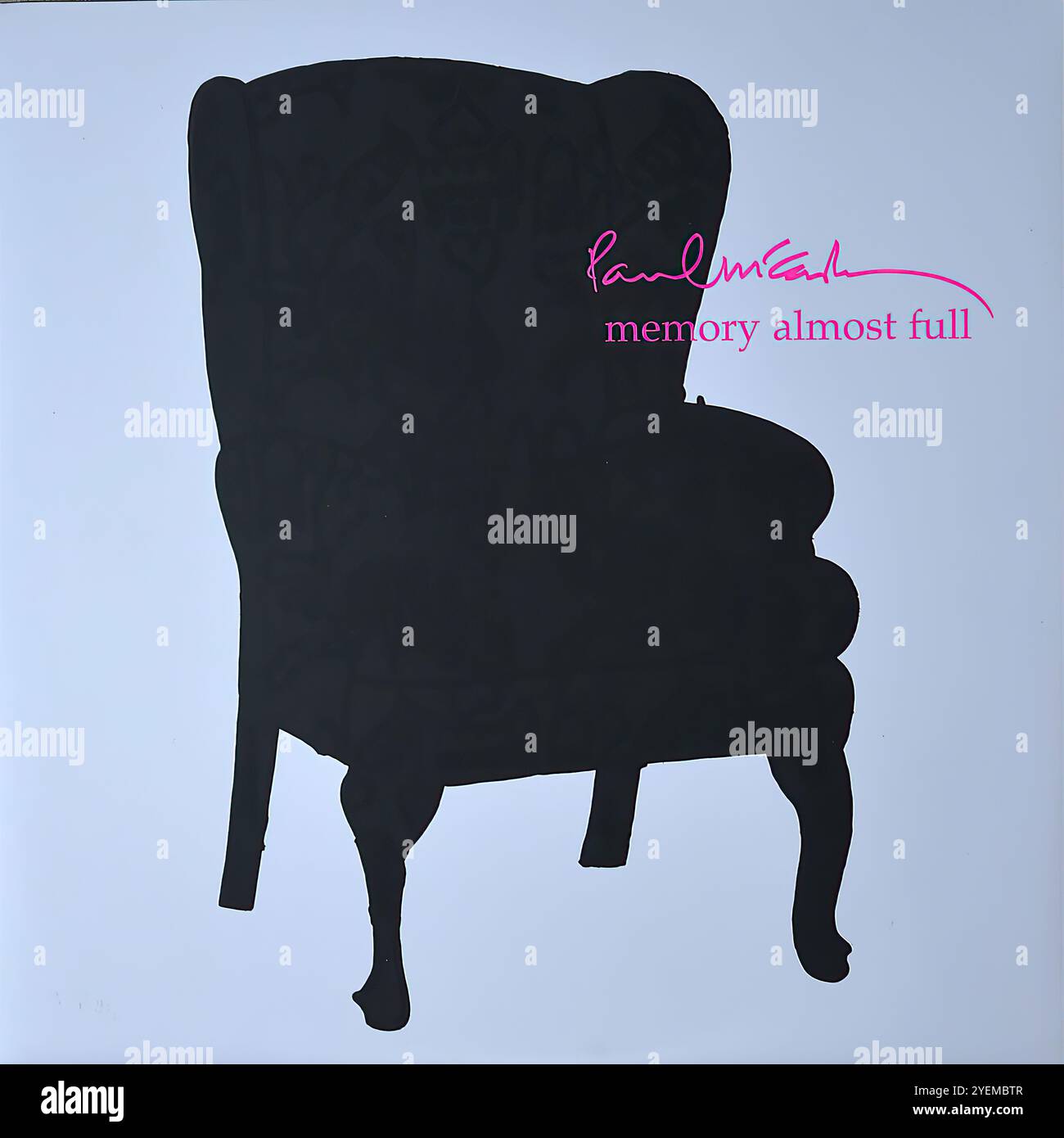 Paul McCartney - Memory Almost Full - Original Vinyl Cover Stock Photo ...