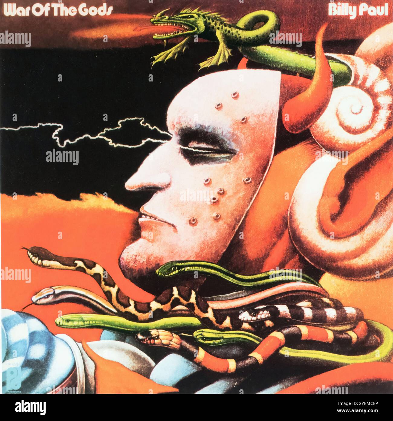 War of the gods - Billy Paul - Original Vinyl Cover Stock Photo - Alamy